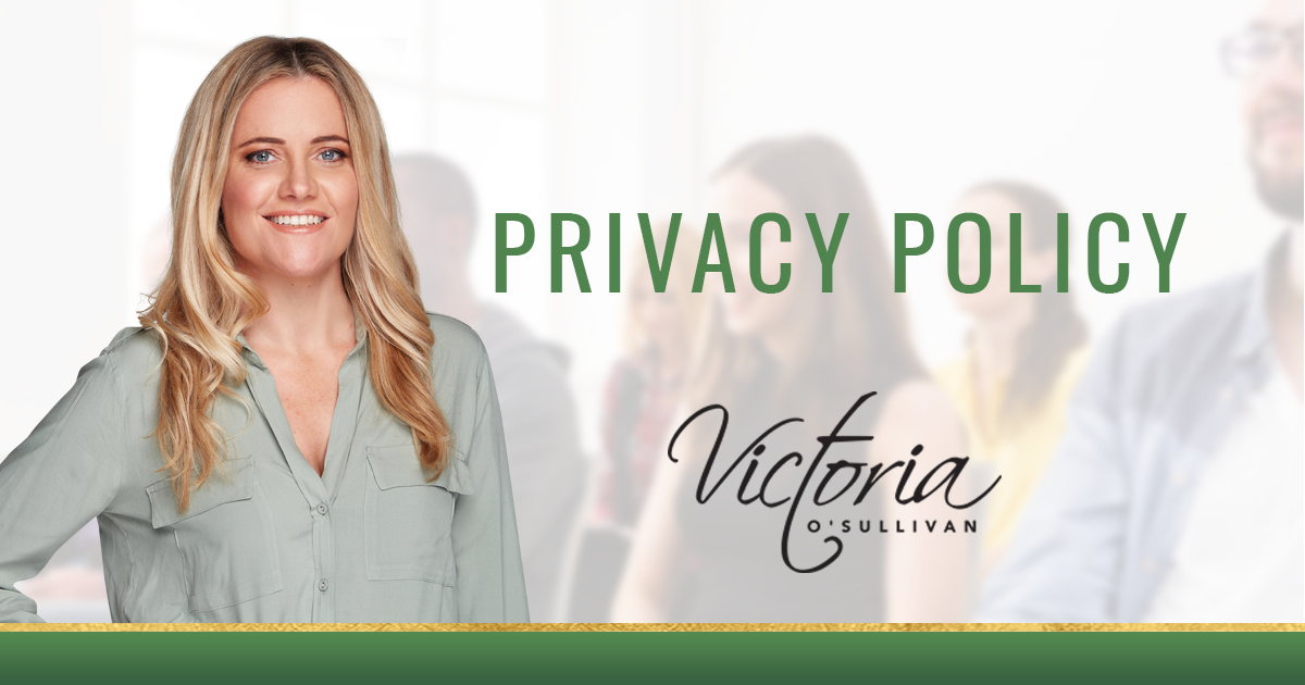 Privacy Policy - Victoria O'Sullivan