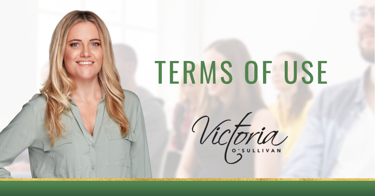 Terms Of Use - Victoria O'Sullivan